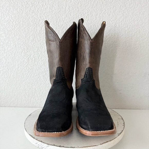 Rod Patrick | Shoes | New Rod Patrick Mens Cowboy Boots 3 D Black Pig ...